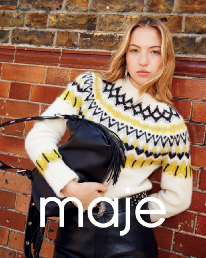 Maje 2023秋冬系列品牌大使 Lila Moss 演绎广告大片